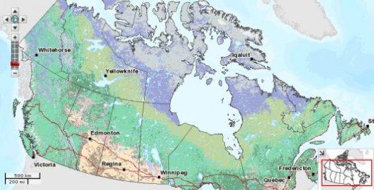 Outil de visualisation cartographique de la biomasse au Canada ...