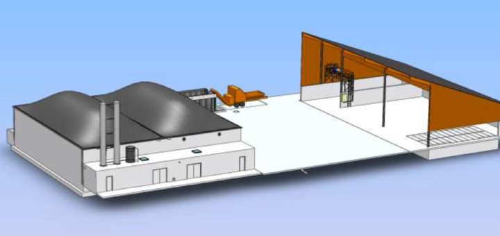 Biogaz Pévèle, modèle de centrale biométhane en voie solide continue ...